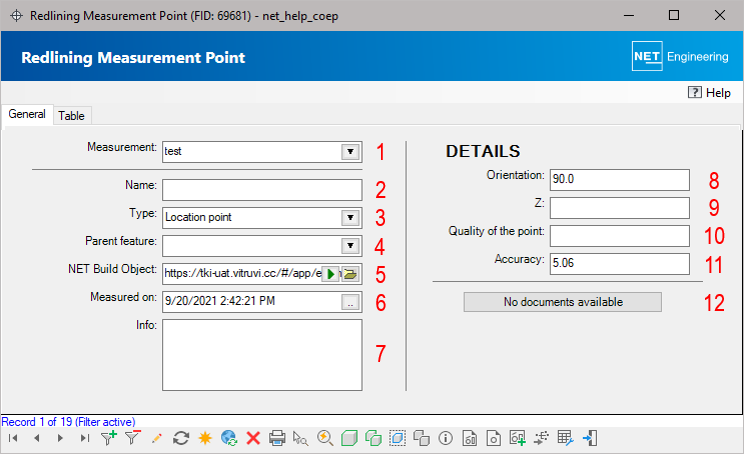 RL Measurement Point – NET Help-Center