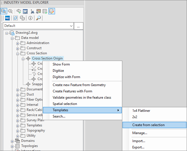Creating a cross section template – NET Help-Center